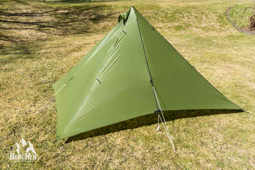 Ein Pyramiden Tarp Zelt nähen - Ultraleicht und windstabil- BergReif