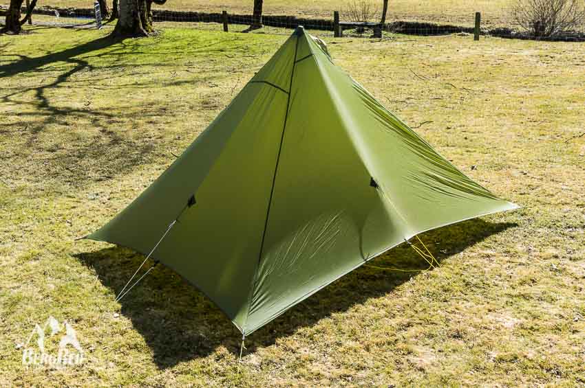 Ein Pyramiden Tarp Zelt nähen - Ultraleicht und windstabil- BergReif