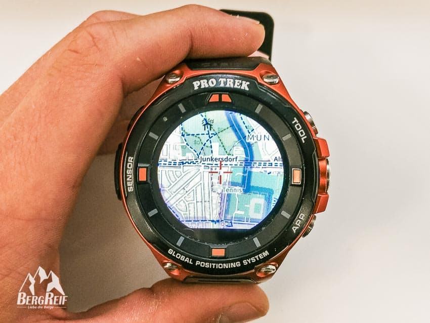 GPS und Offlinekarten - Casio Pro Trek Smartwatch im Test- BergReif